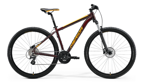 Buy Merida Big Nine 15 MTB Bike - Burgundy Red/Orange